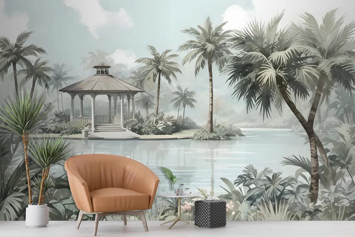 Exotic Landscape Wallpaper Mural